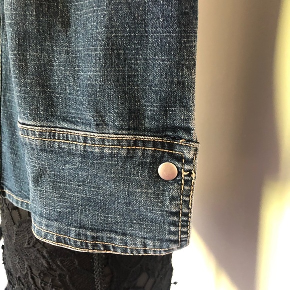 Jackets & Coats | Snap Front Denim Shirt Jacket | Poshmark